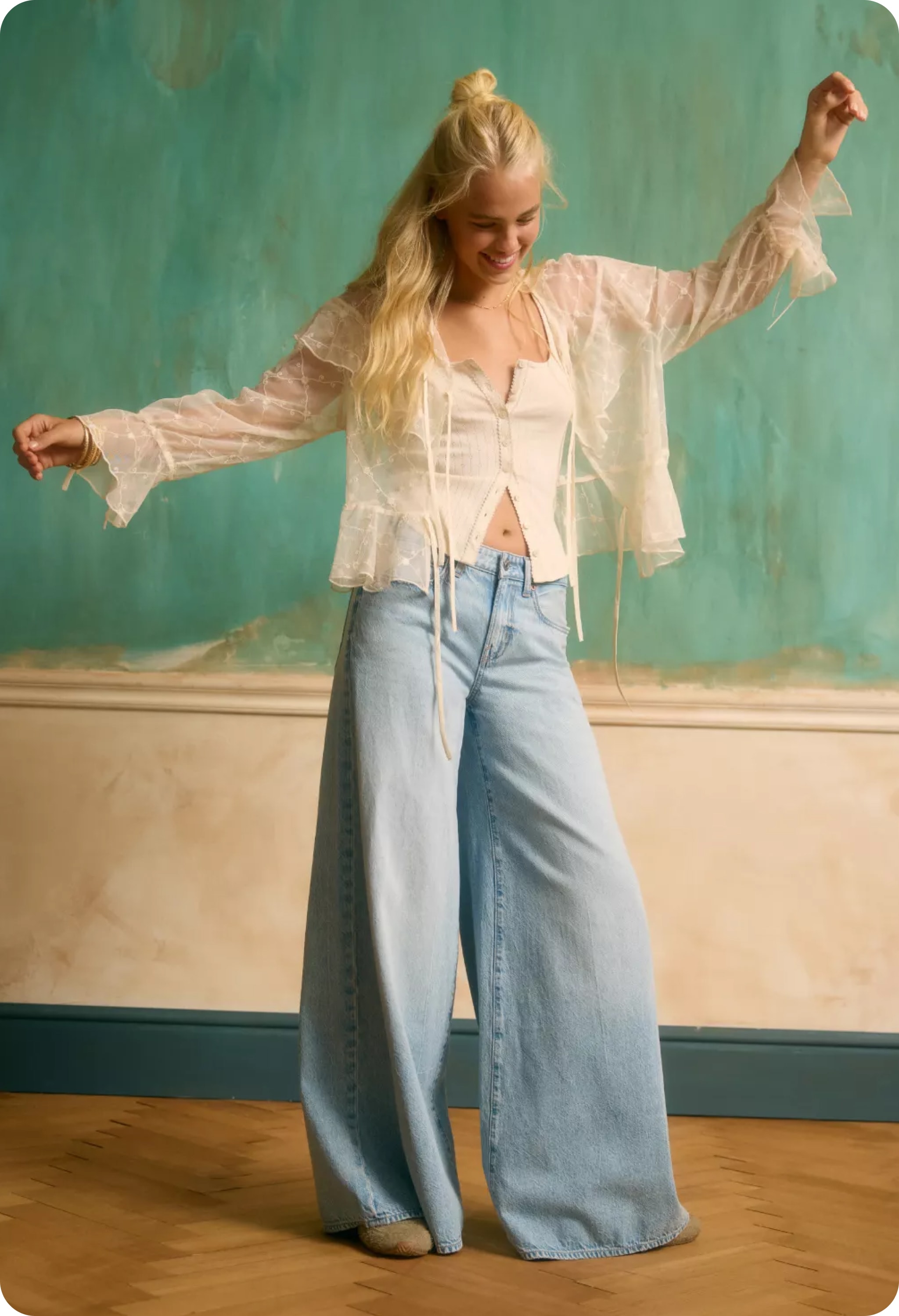 Get To Know: Baggy A-Line Fit Jeans - American Eagle Style, Outfitting ...